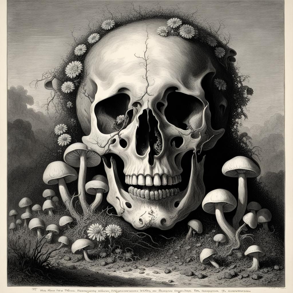 Skull - AI Generated Artwork - NightCafe Creator