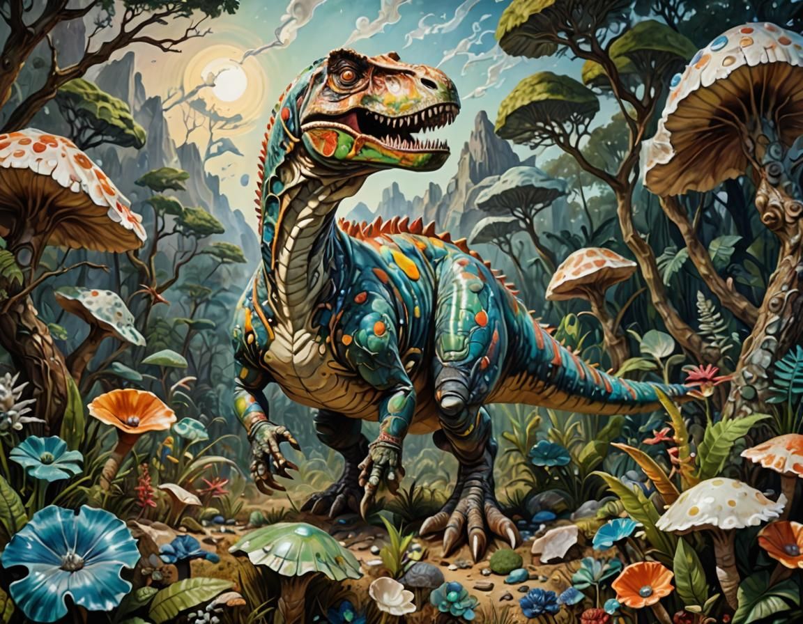 Painting: Tyrannosaurus Rex - Painting: Tyrannosaurus Rex