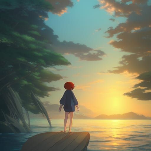 Sunset - AI Generated Artwork - NightCafe Creator