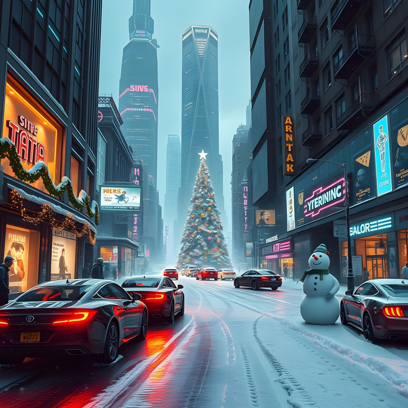 A gorgeous beautiful sci fi cyberpunk sci fi , futuristic technology ...