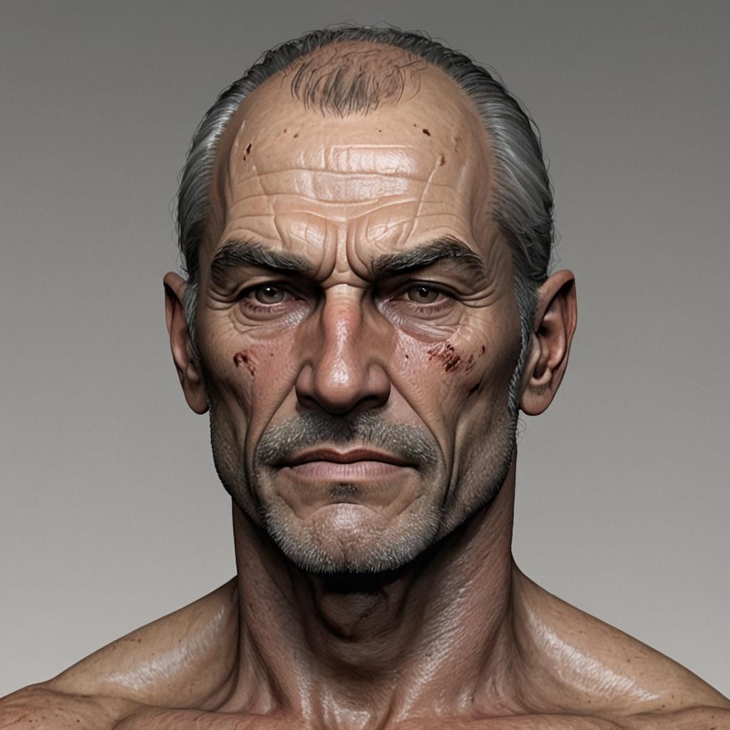 General Appearance: Age: Mid-50s. Height: Approximately 6 feet (1.85 ...