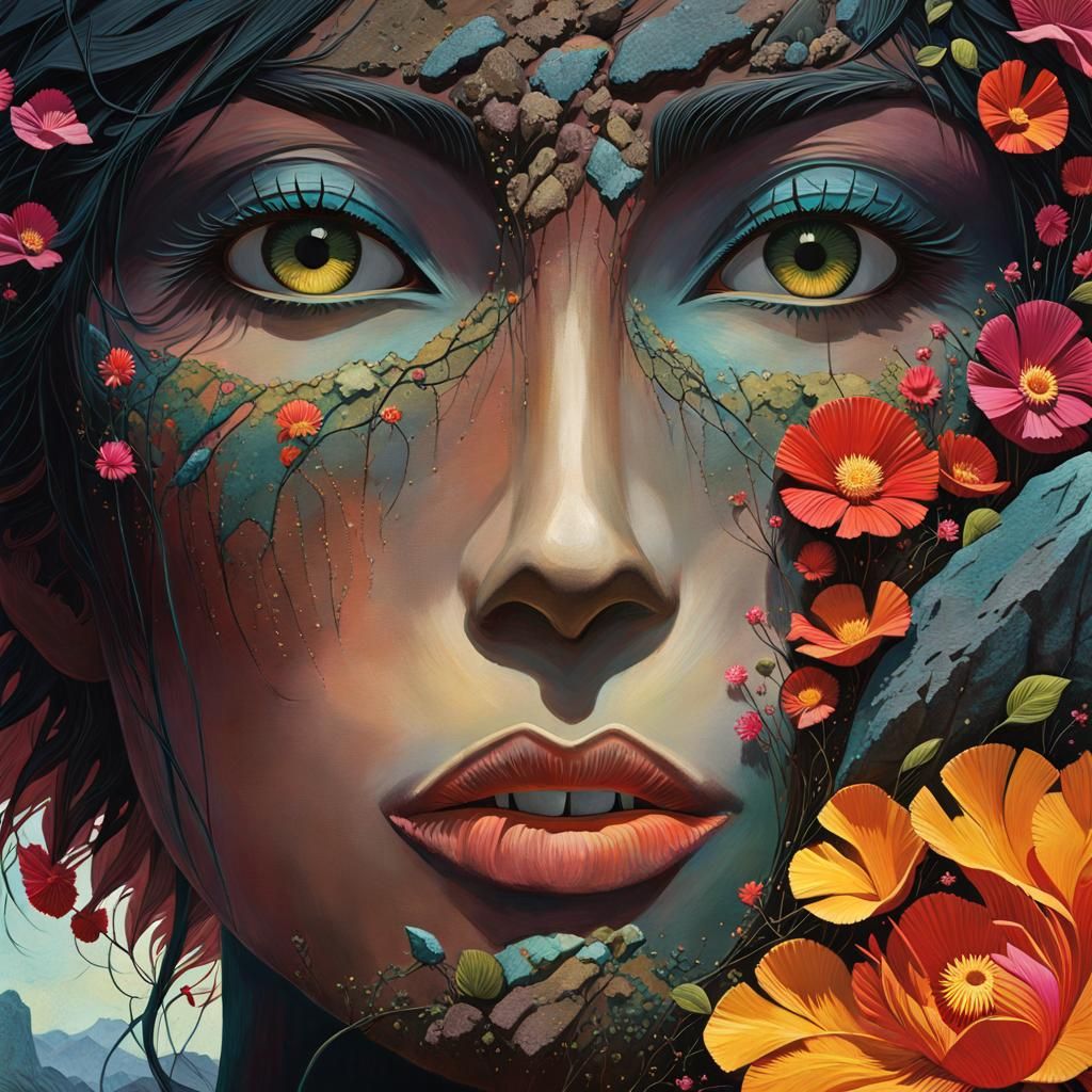 Flower Child - AI Generated Artwork - NightCafe Creator