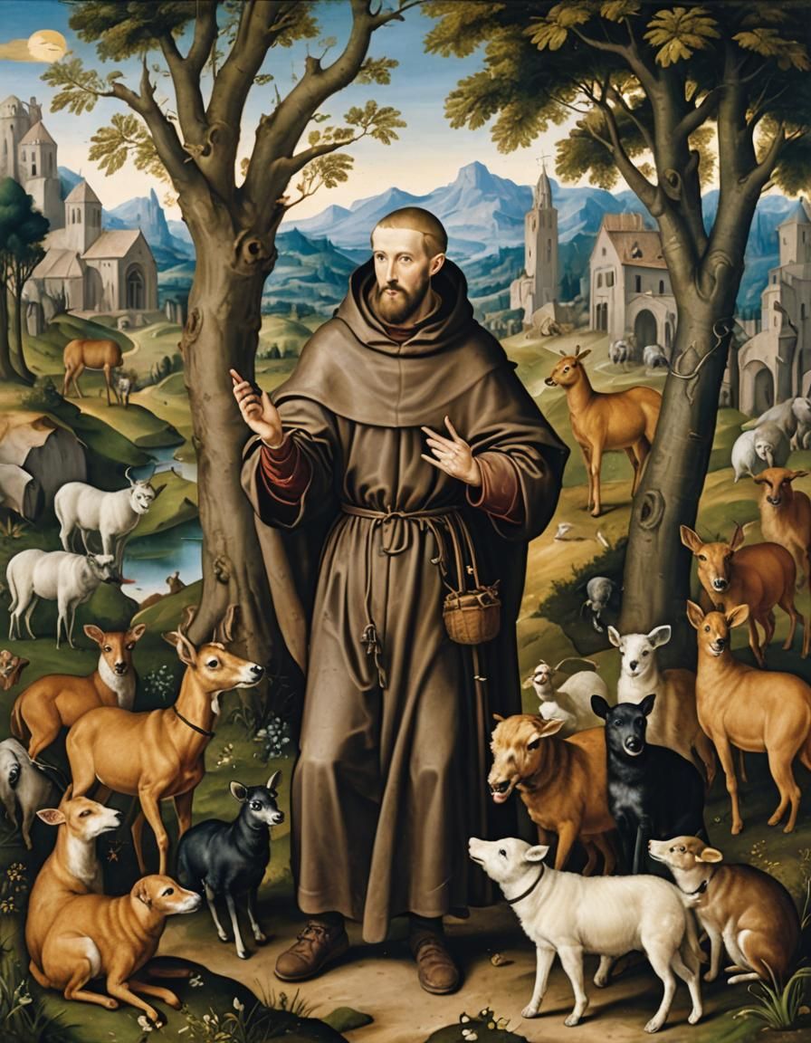 Jan van Scorel painting of Saint Francis of Assisi - The Patron Saint ...