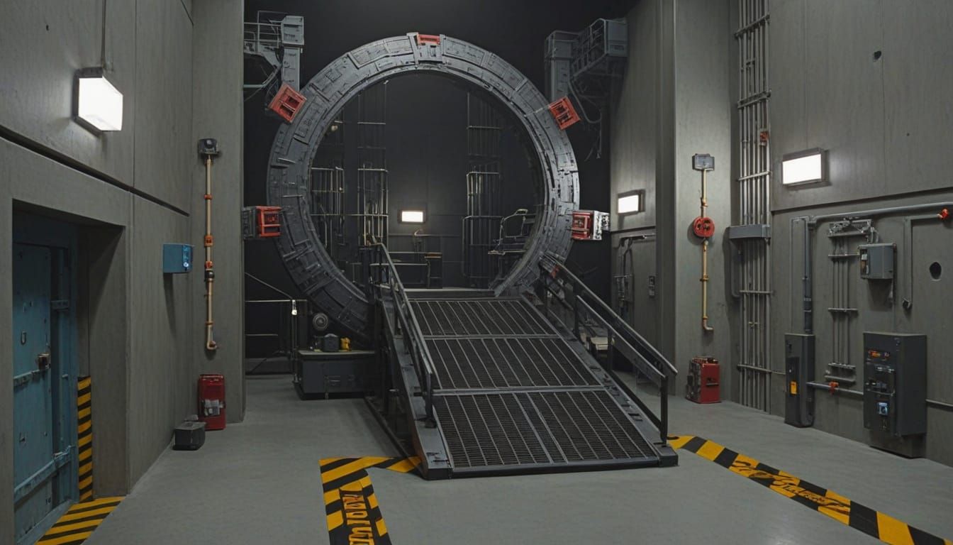 Stargate Command Alpha Site embarkation room