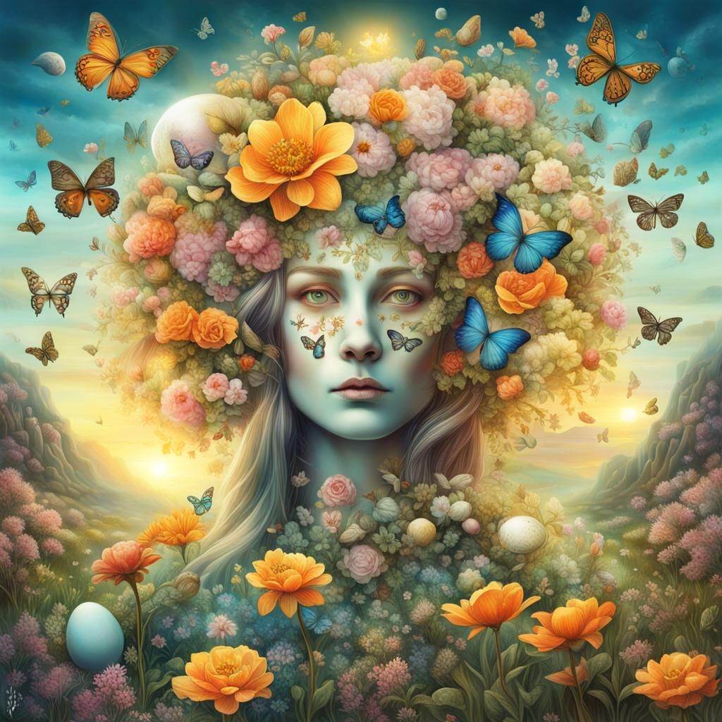 Eostre is the spring goddess of German pagan origin, she represents ...