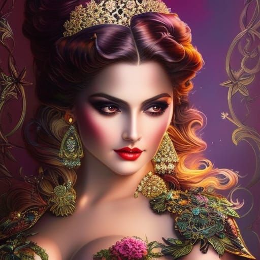 Courtesan - AI Generated Artwork - NightCafe Creator