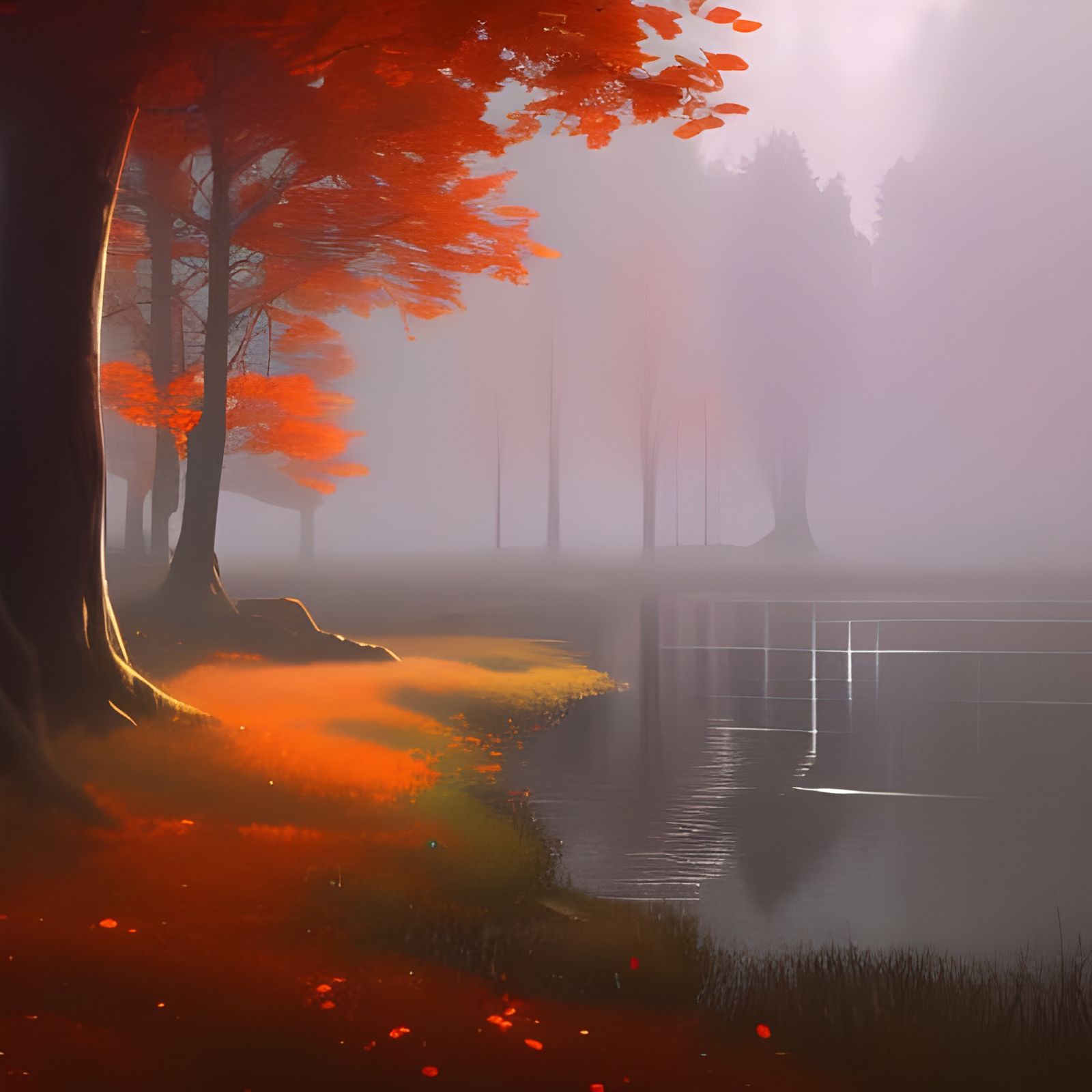 autumn fog, 8k resolution concept art by Greg Rutkowski dynamic ...