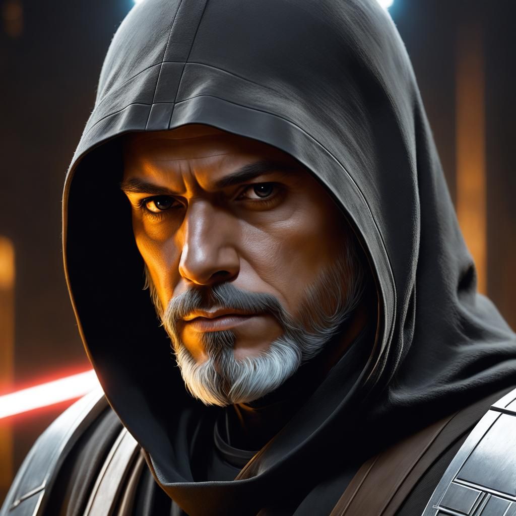 Jedi Grandmaster v2 - AI Generated Artwork - NightCafe Creator