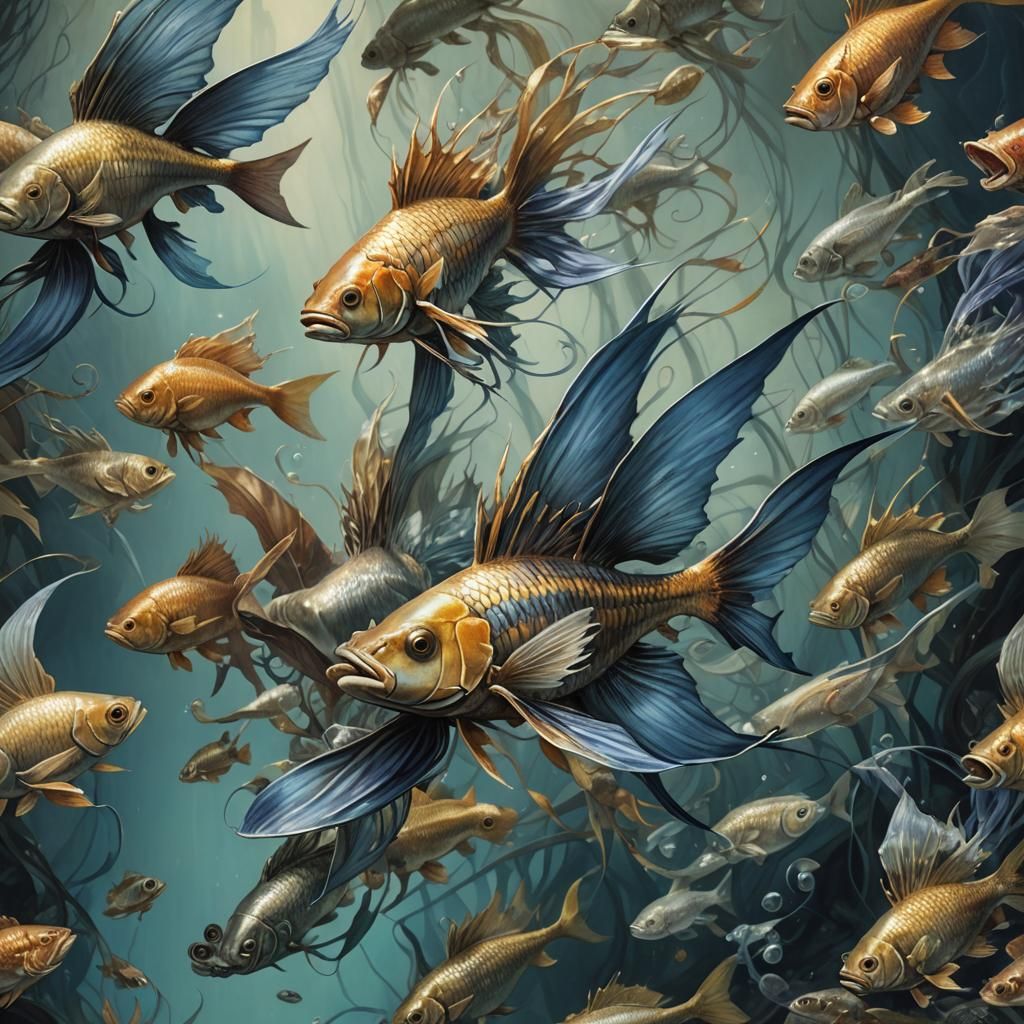 Flying Fin - AI Generated Artwork - NightCafe Creator