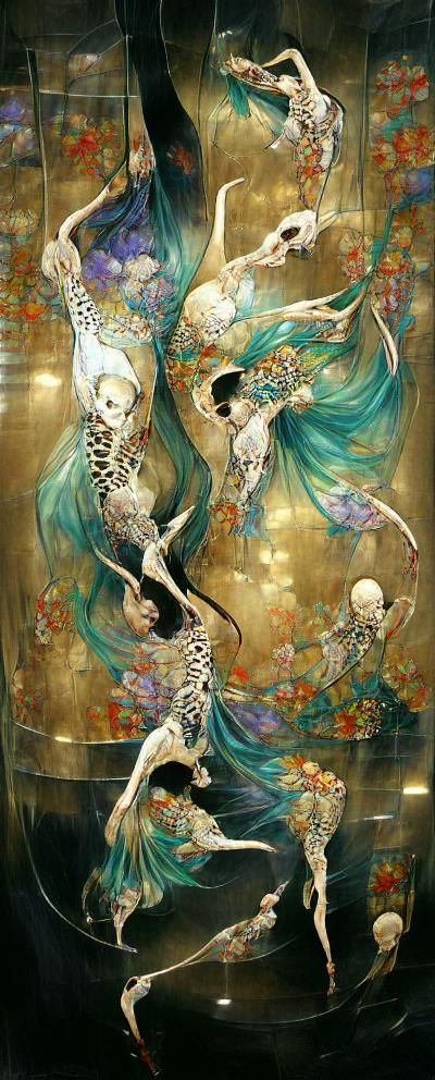 The Skeleton Ball (PV10A) - AI Generated Artwork - NightCafe Creator