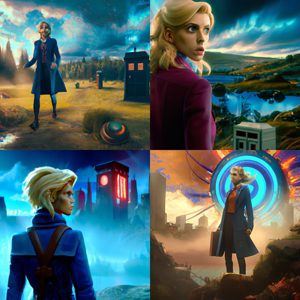 #drwho #doctorwho The 10th Doctor , Rose Tyler - Fear Her - AI ...