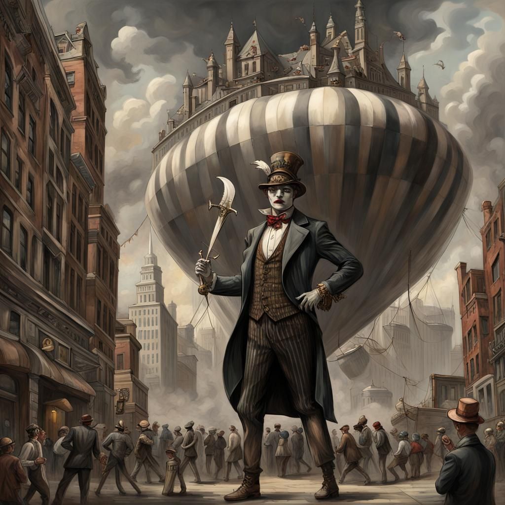 City of Slow Shadows: The Court Jester of Wall Street - AI Generated ...