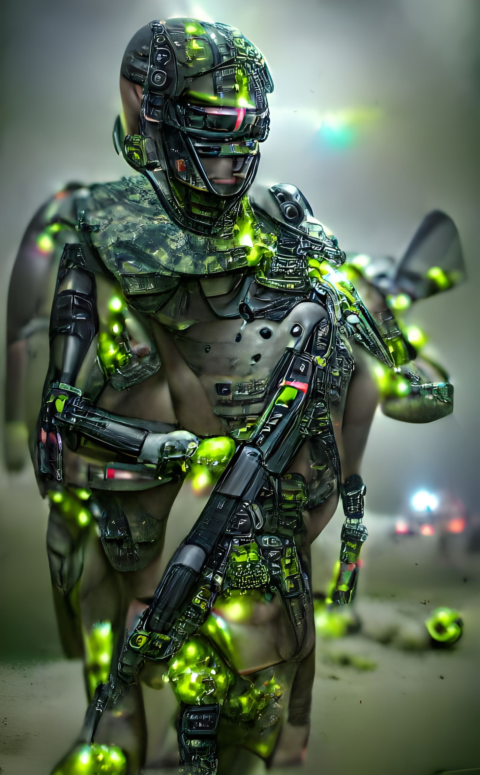Future bio soldier - AI Generated Artwork - NightCafe Creator