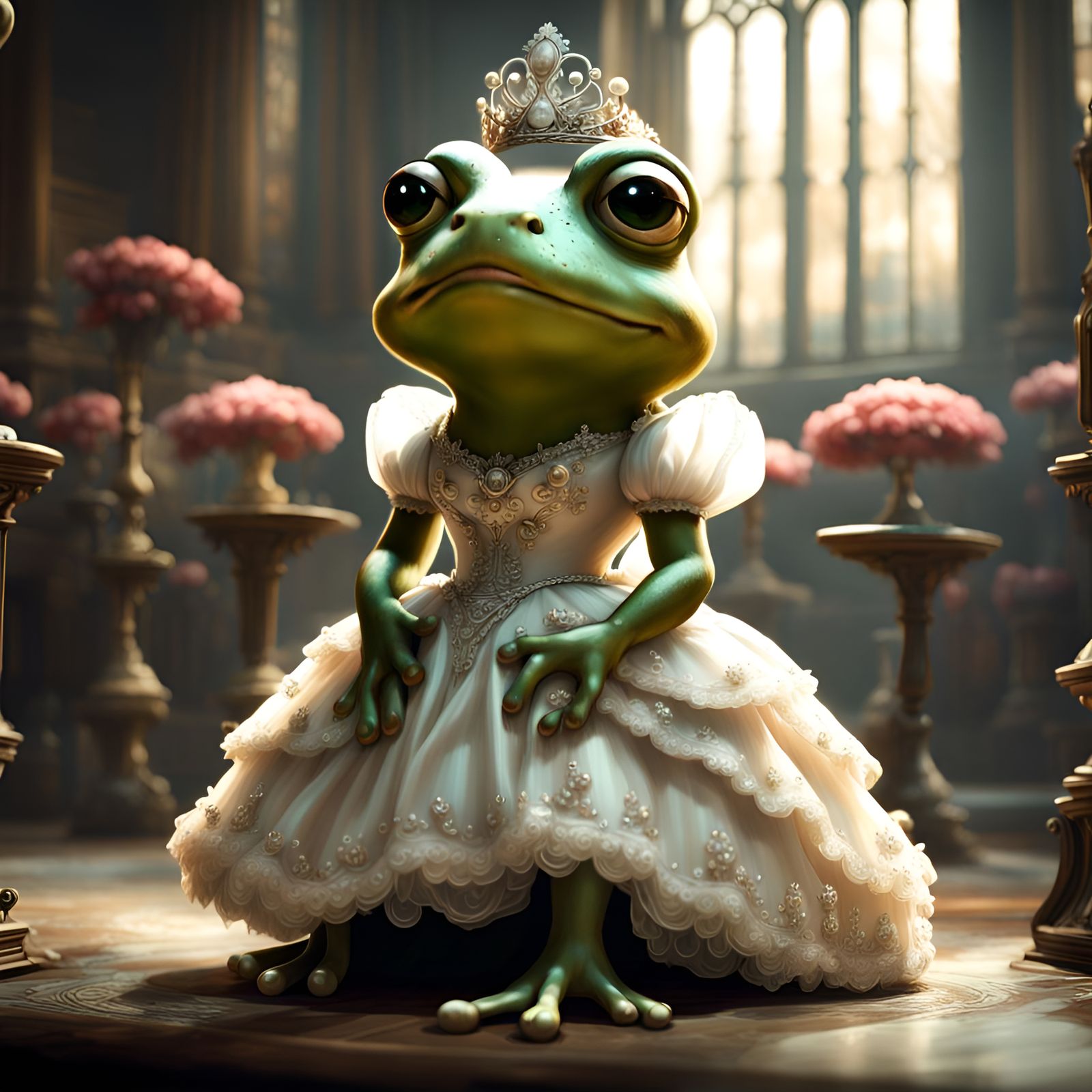 Misses frogs - AI Generated Artwork - NightCafe Creator