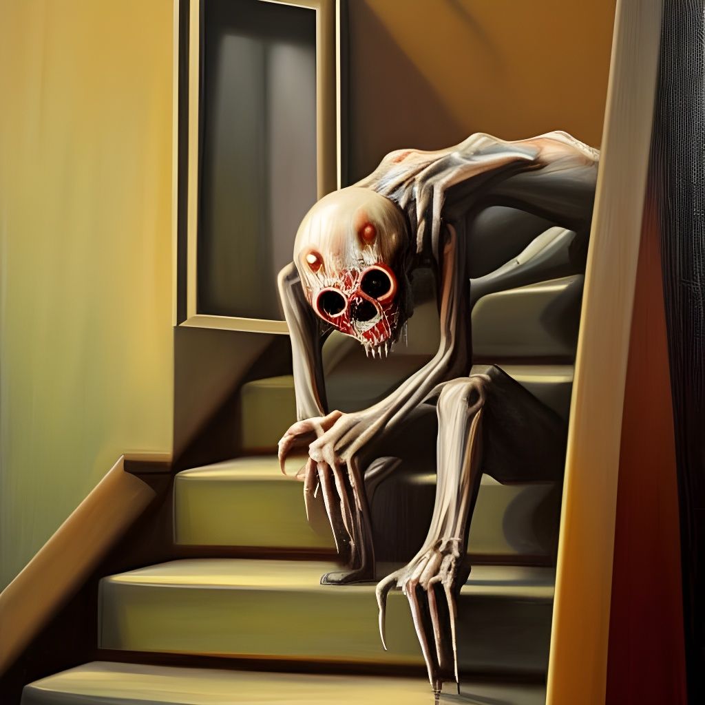 Ghoul in Thought - AI Generated Artwork - NightCafe Creator