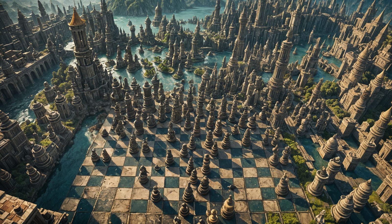 Chess Island - AI Generated Artwork - NightCafe Creator