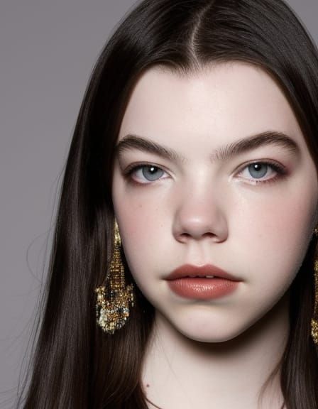 Anya Taylor-Joy by Chiharu Shiota - AI Generated Artwork - NightCafe Creator