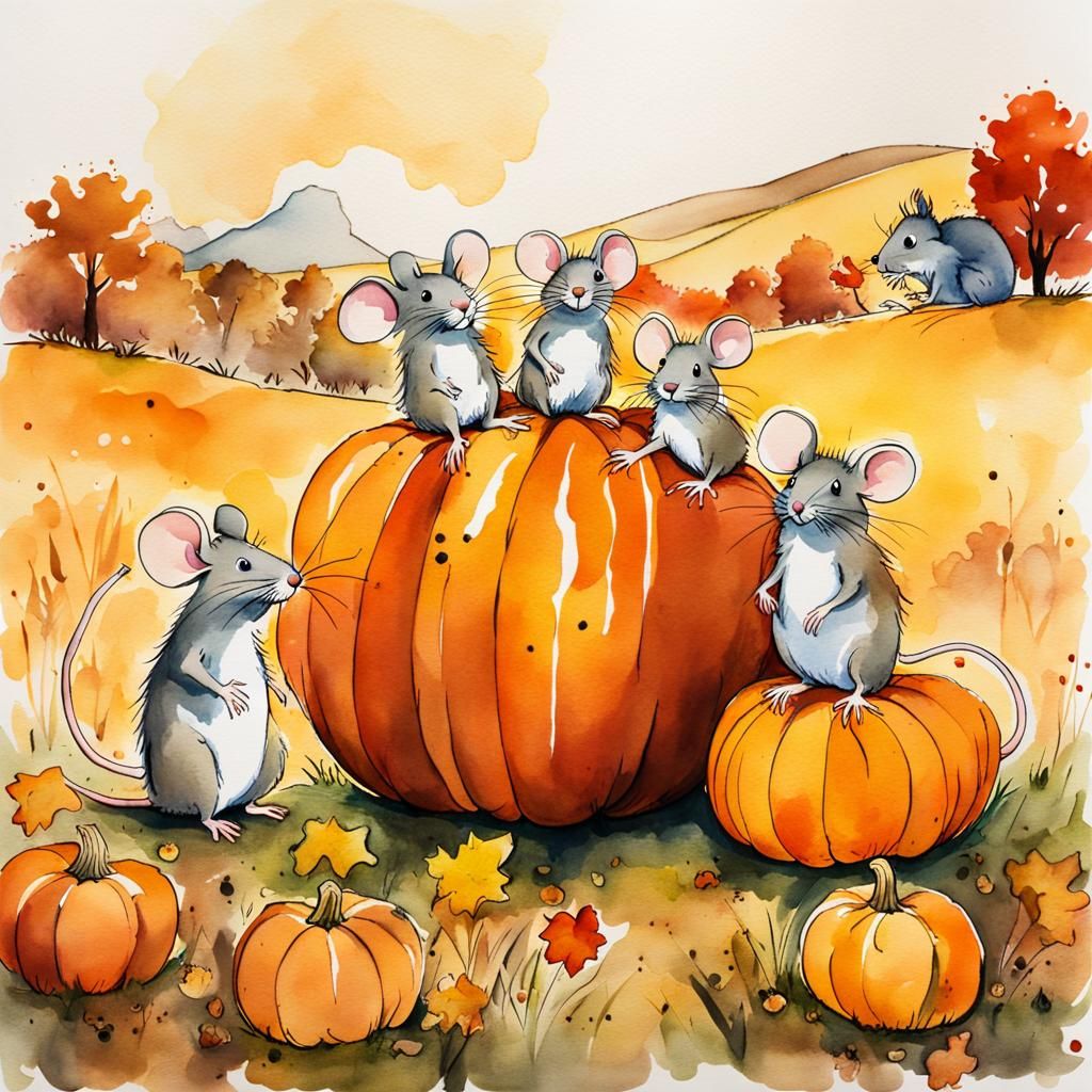 Pumpkin Patch - AI Generated Artwork - NightCafe Creator