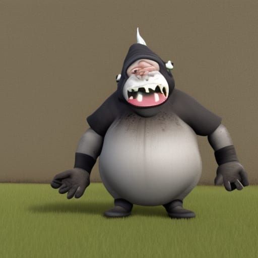 Big scary bully - AI Generated Artwork - NightCafe Creator