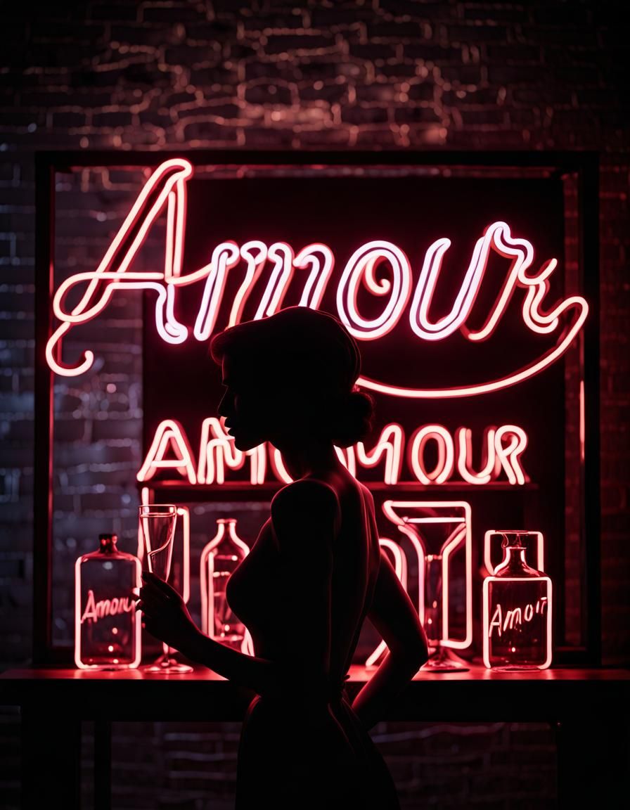 neon sign - AI Generated Artwork - NightCafe Creator