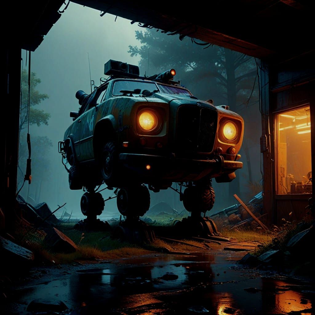 A post apocalyptic Land Walker - A post apocalyptic Land Wa...