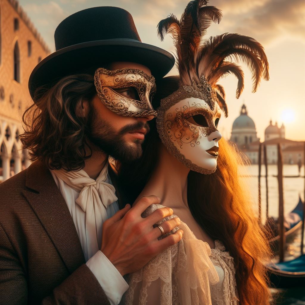 Venitian couple - AI Generated Artwork - NightCafe Creator