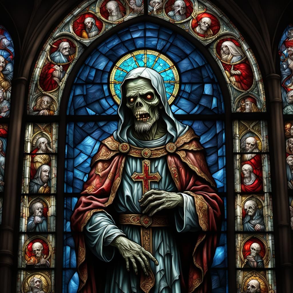 Zombie Saint - AI Generated Artwork - NightCafe Creator
