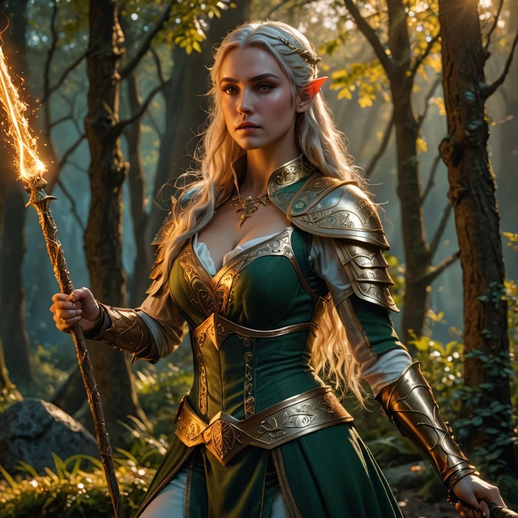 Elf wizard - AI Generated Artwork - NightCafe Creator