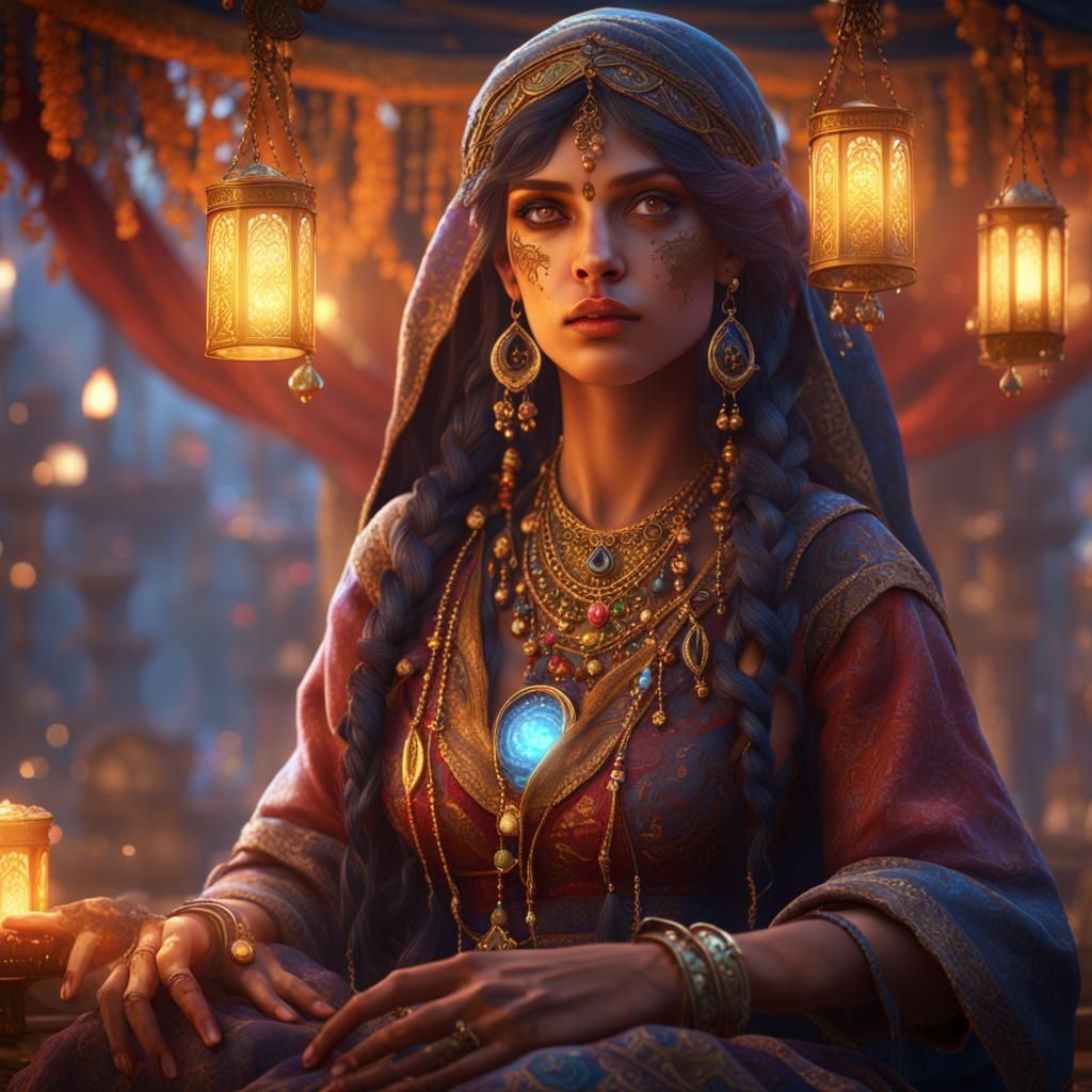 Fortune Teller - AI Generated Artwork - NightCafe Creator