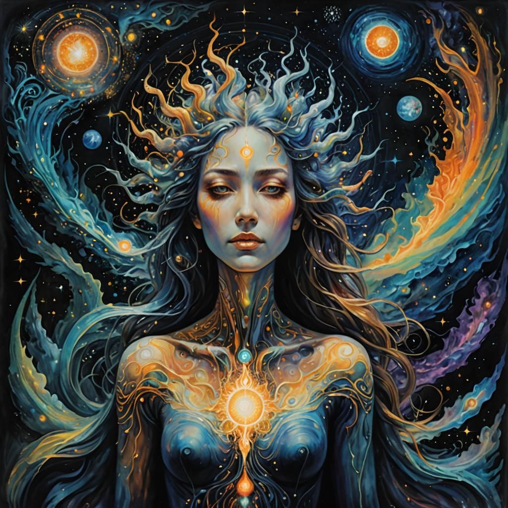 "Digital Soul" - AI Generated Artwork - NightCafe Creator