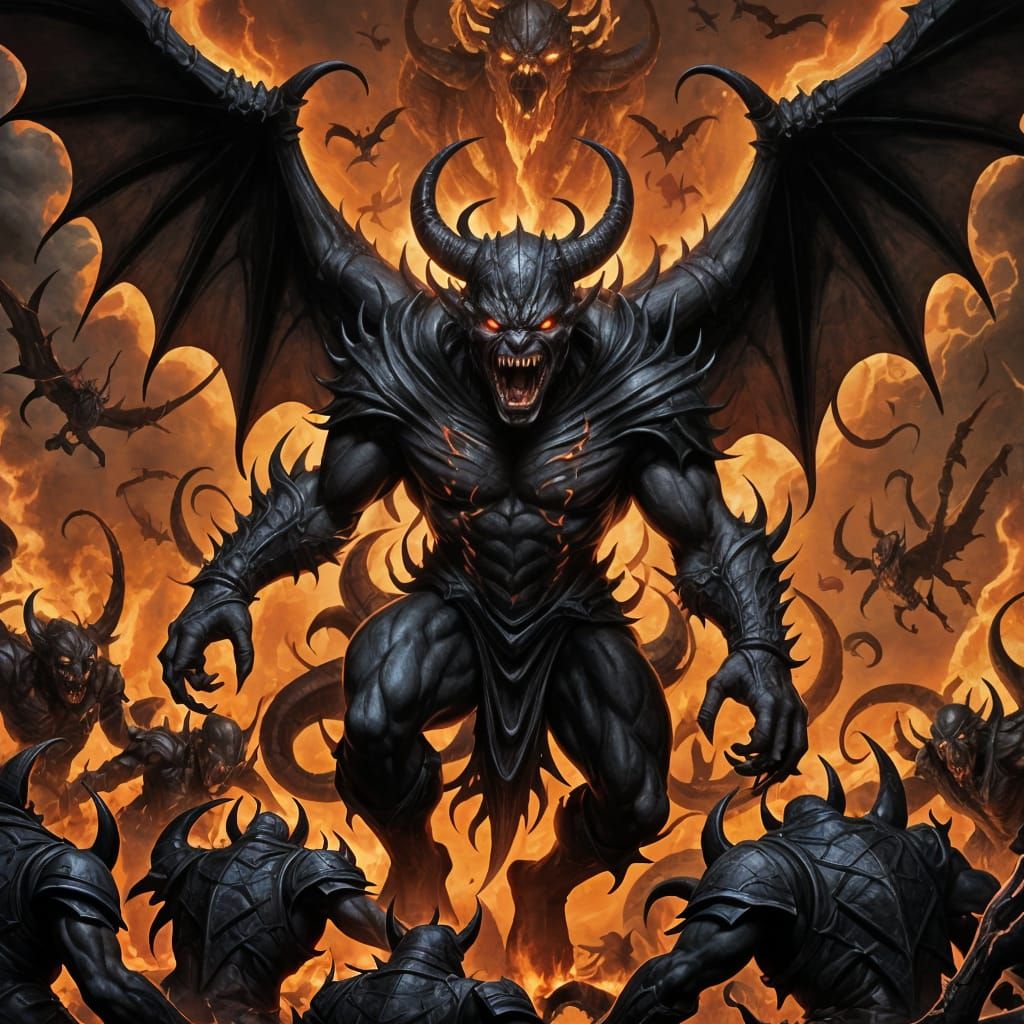 Hellscape - Cyberpunk Hellscape with a Daemonic Scream