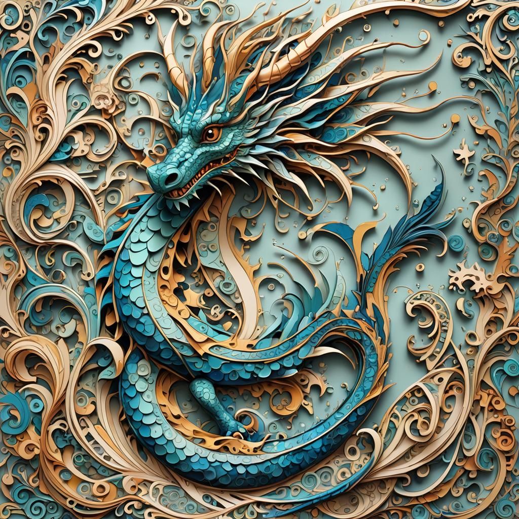 Dragon - AI Generated Artwork - NightCafe Creator