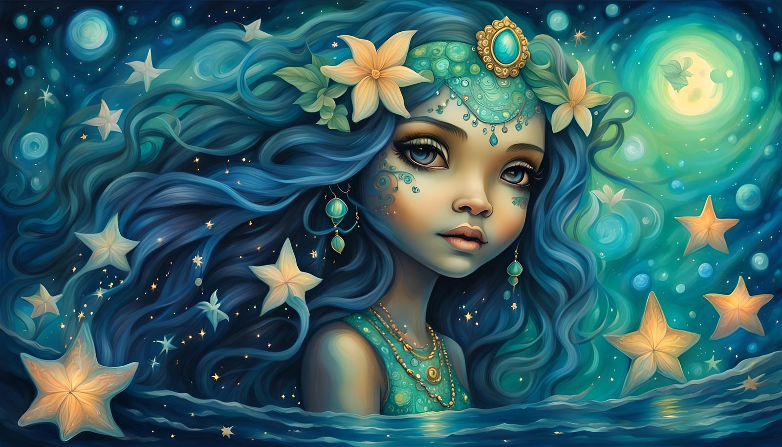 Star Goddess - AI Generated Artwork - NightCafe Creator