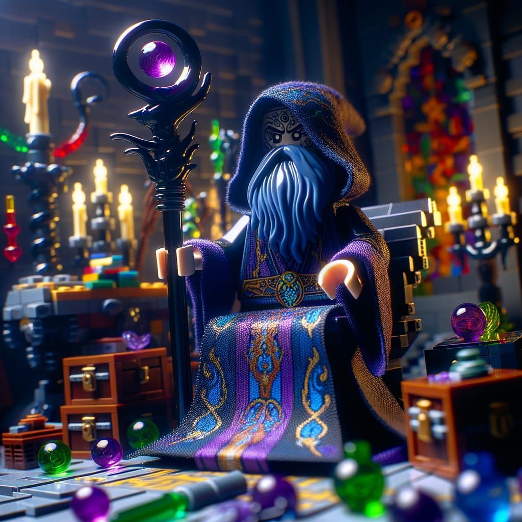 LEGO Human Warlock - AI Generated Artwork - NightCafe Creator