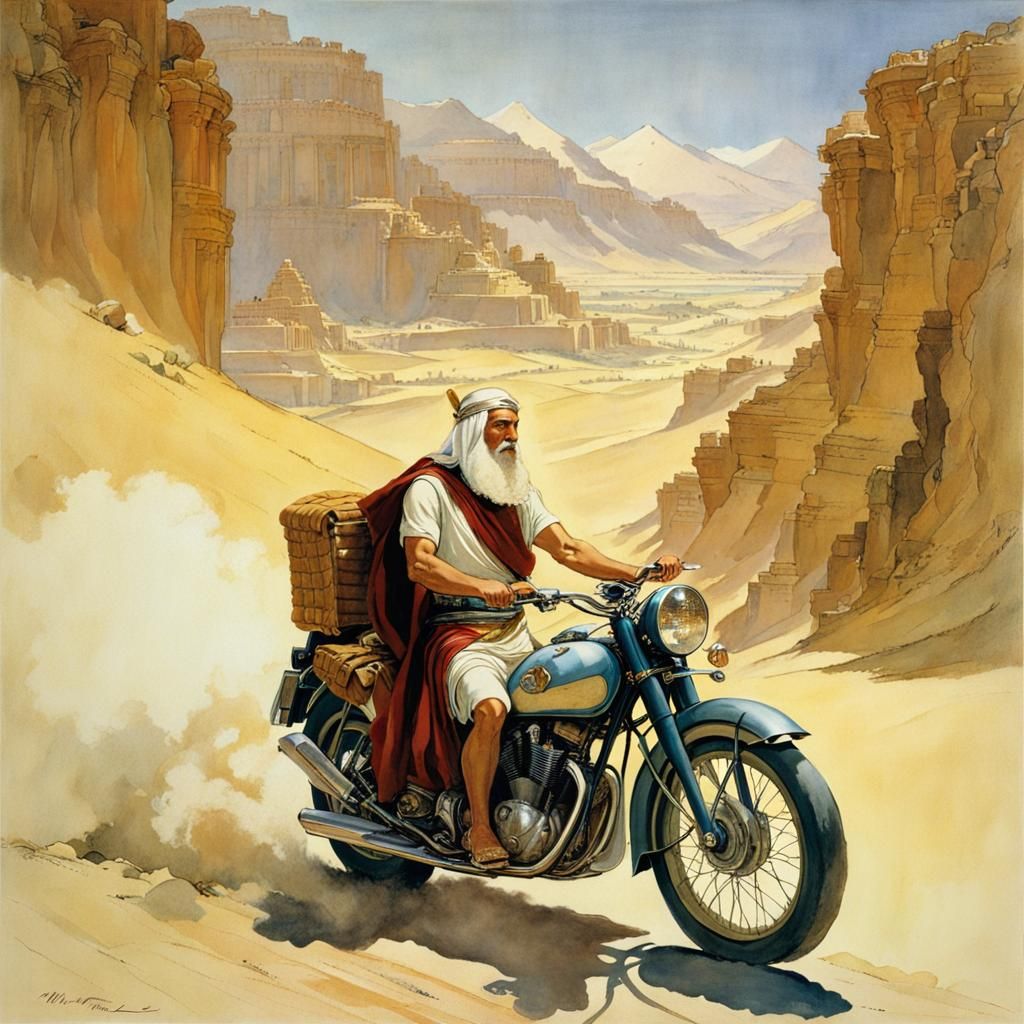 The Roar of Moses' Triumph Could Be Heard Throughout The Land - AI ...