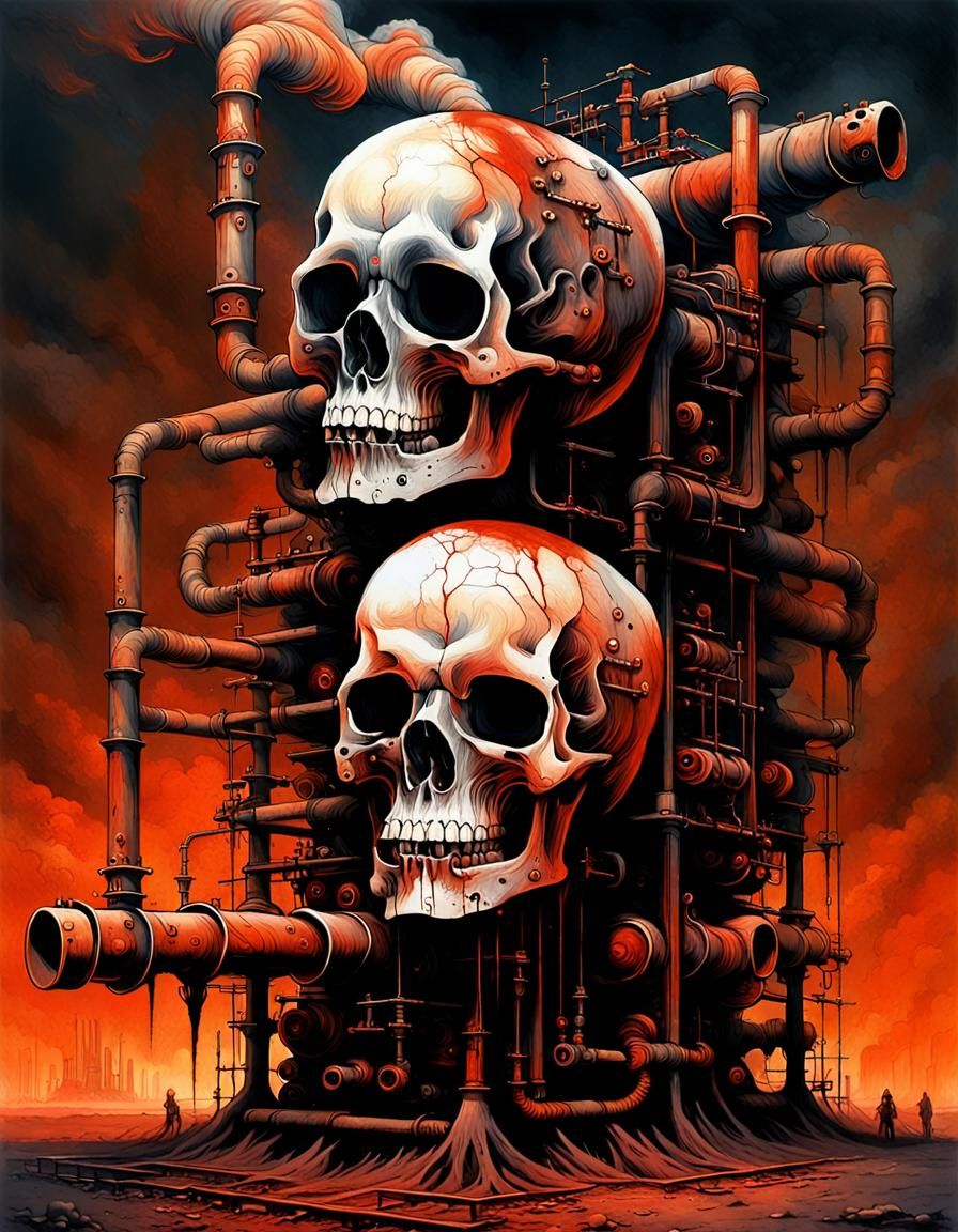 Bloodborne Mortality: The Hematogenic Machine of Death - AI Generated ...