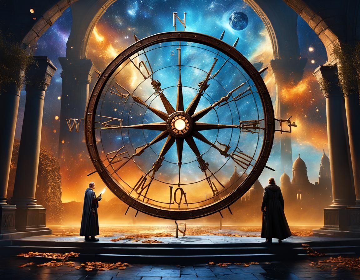 The illusionists of time - AI Generated Artwork - NightCafe Creator