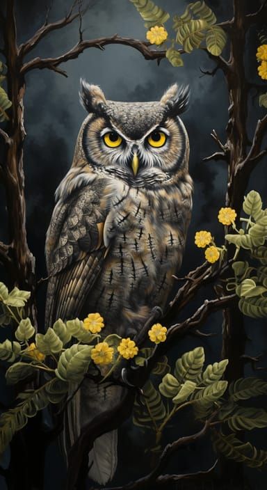 Owlish 6 - AI Generated Artwork - NightCafe Creator