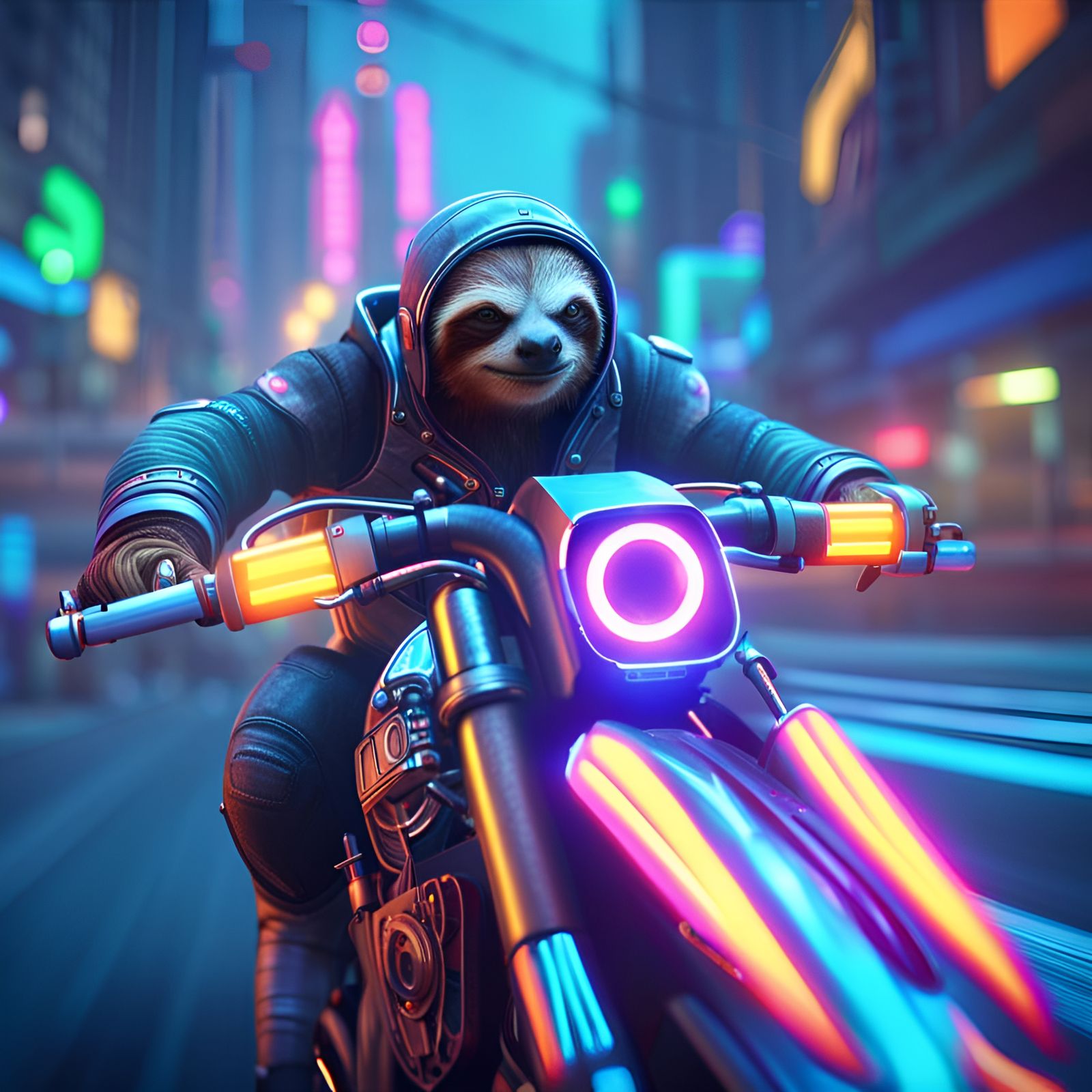 Speed-Sloth - AI Generated Artwork - NightCafe Creator