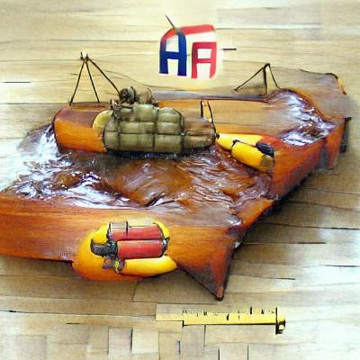 American Heavy Fire Raft - AI Generated Artwork - NightCafe Creator