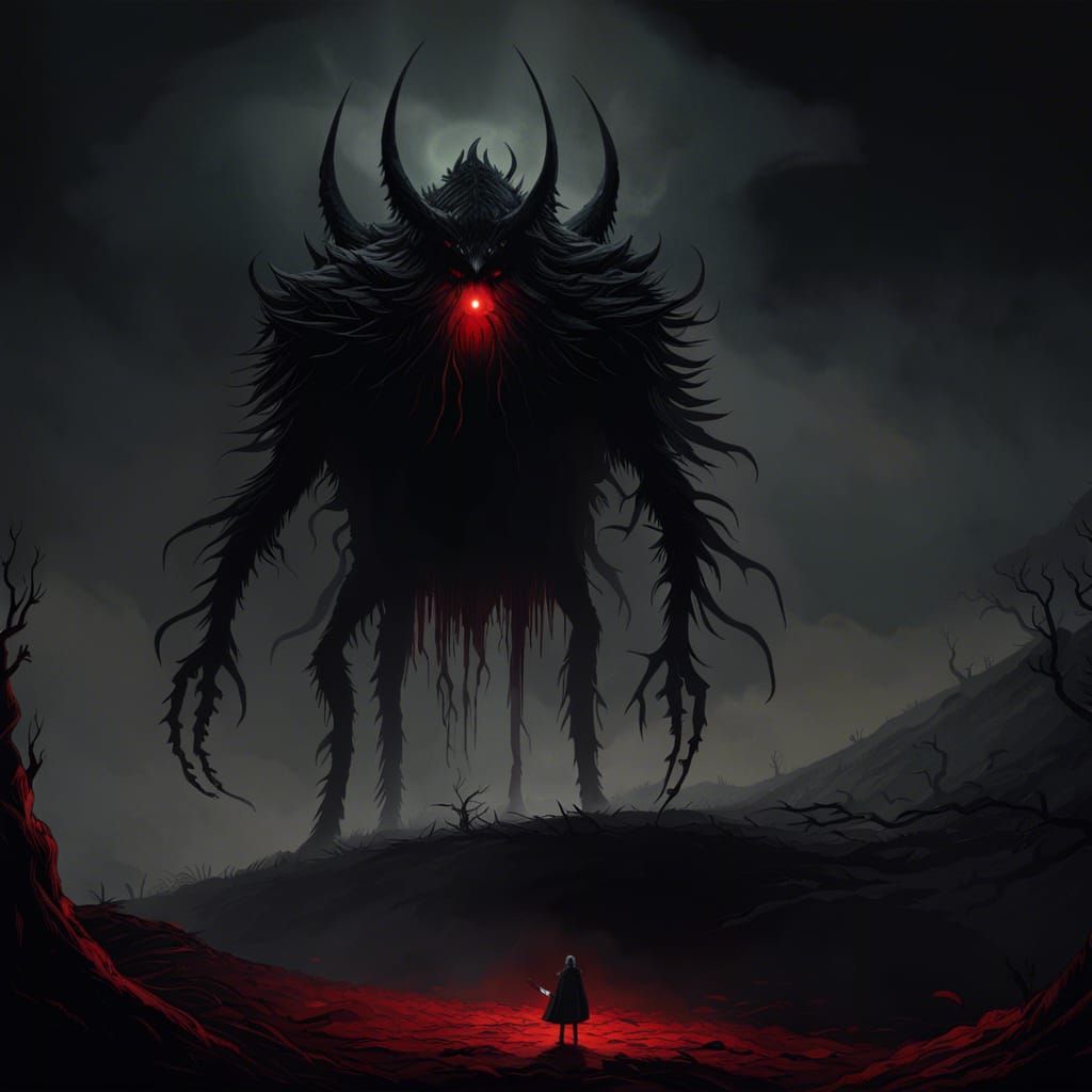 Shadow Creature - AI Generated Artwork - NightCafe Creator