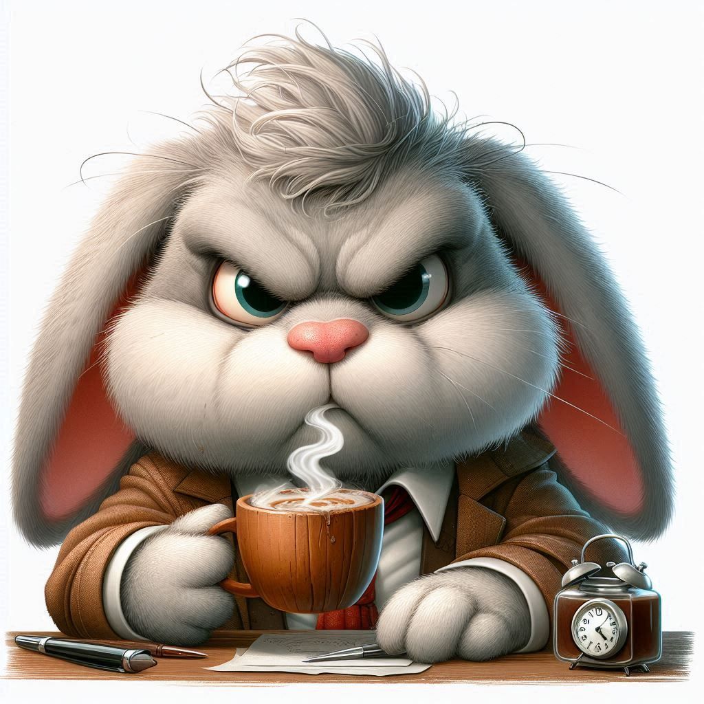 Coffee in hand, weekend in sight, survival mode: one hour to freedom ...