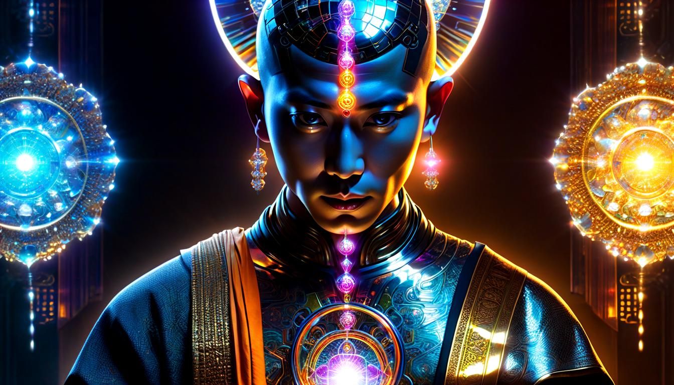 Stargate Monk - AI Generated Artwork - NightCafe Creator