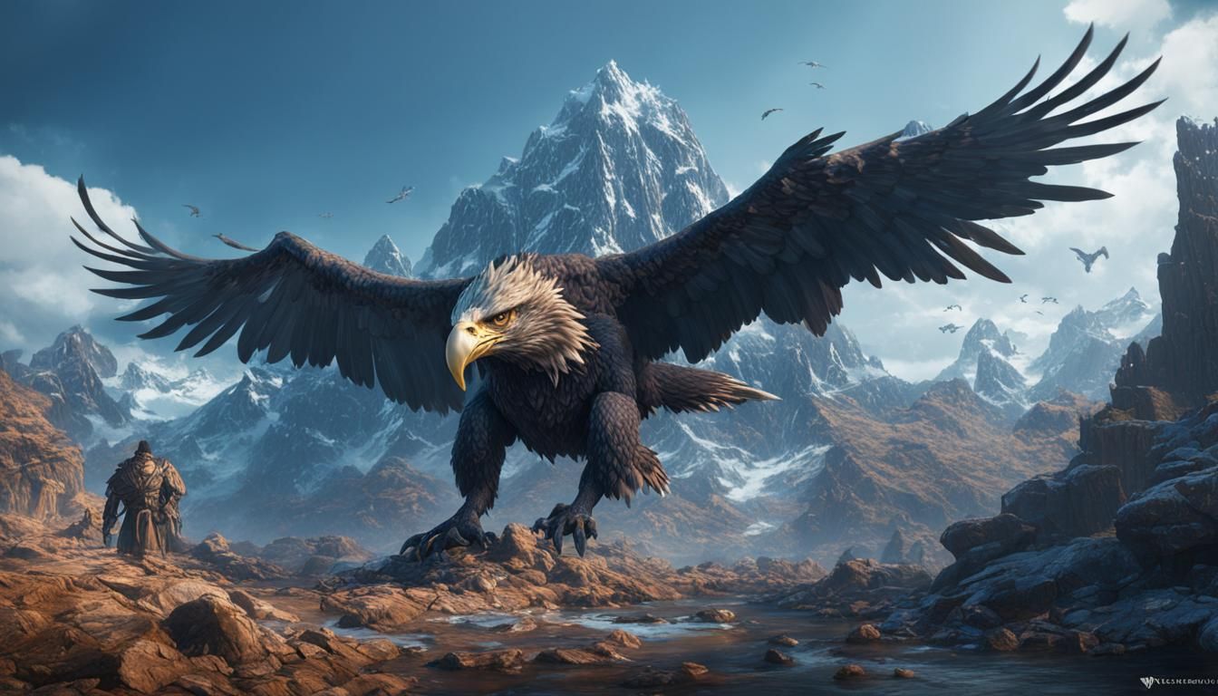Eagles are coming - AI Generated Artwork - NightCafe Creator