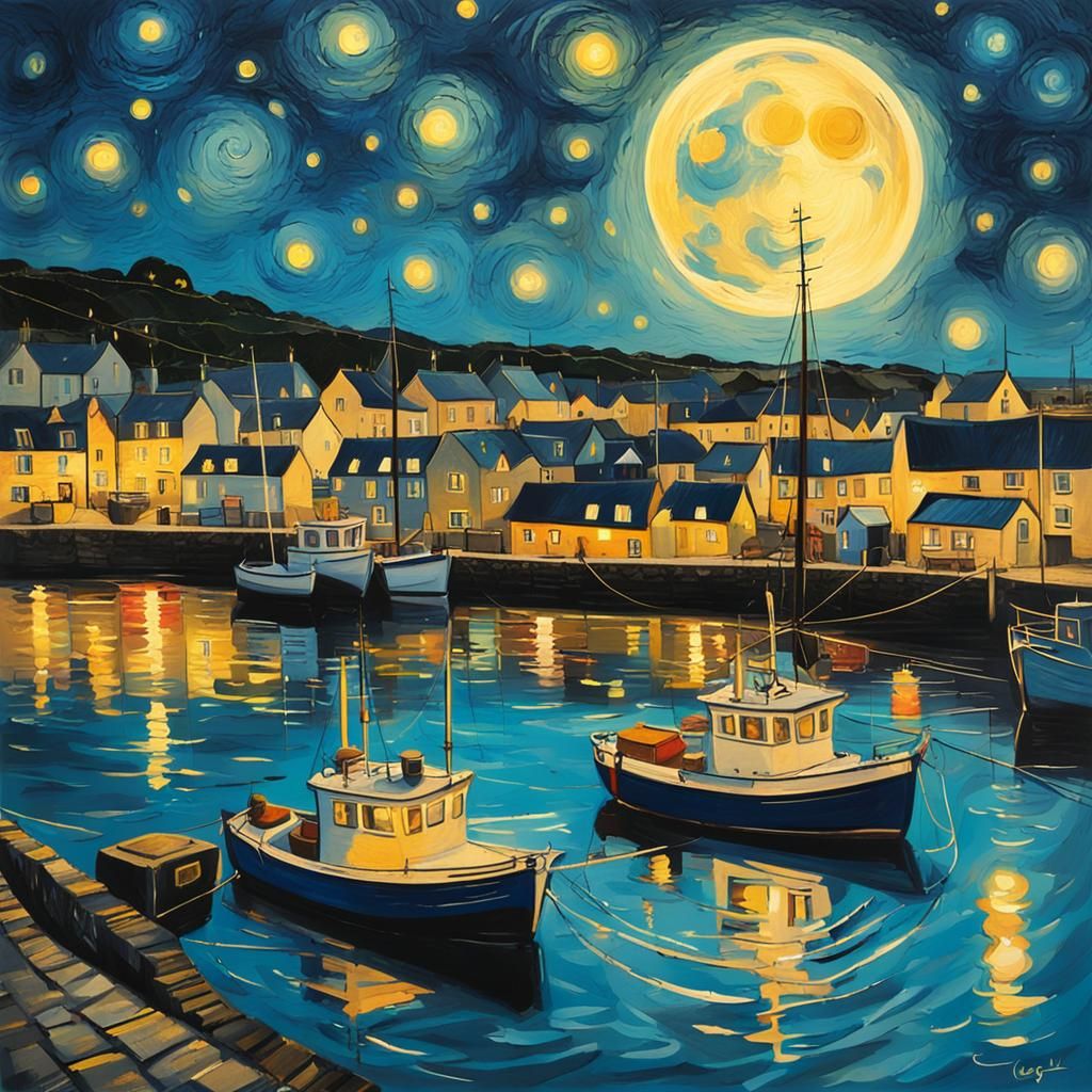 Beautiful starry night - AI Generated Artwork - NightCafe Creator