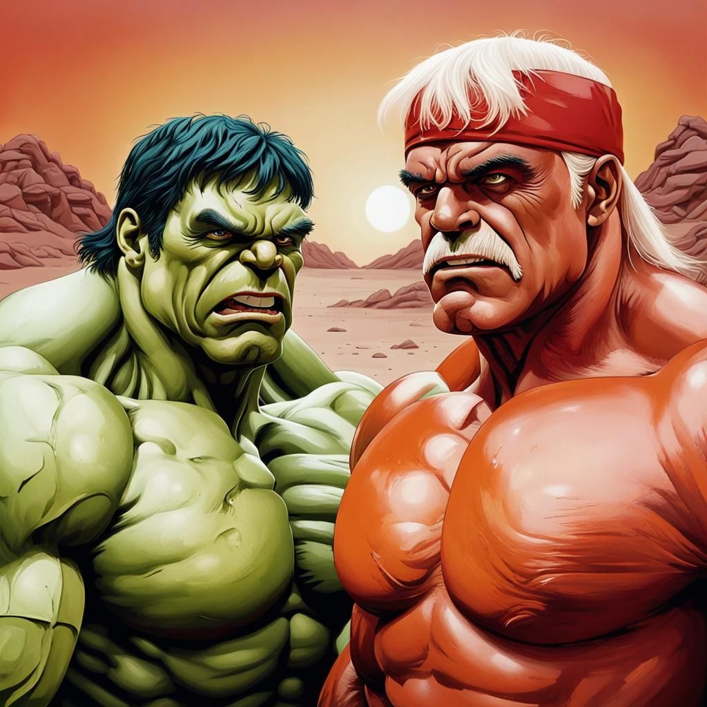 Hulk and Hulk - AI Generated Artwork - NightCafe Creator