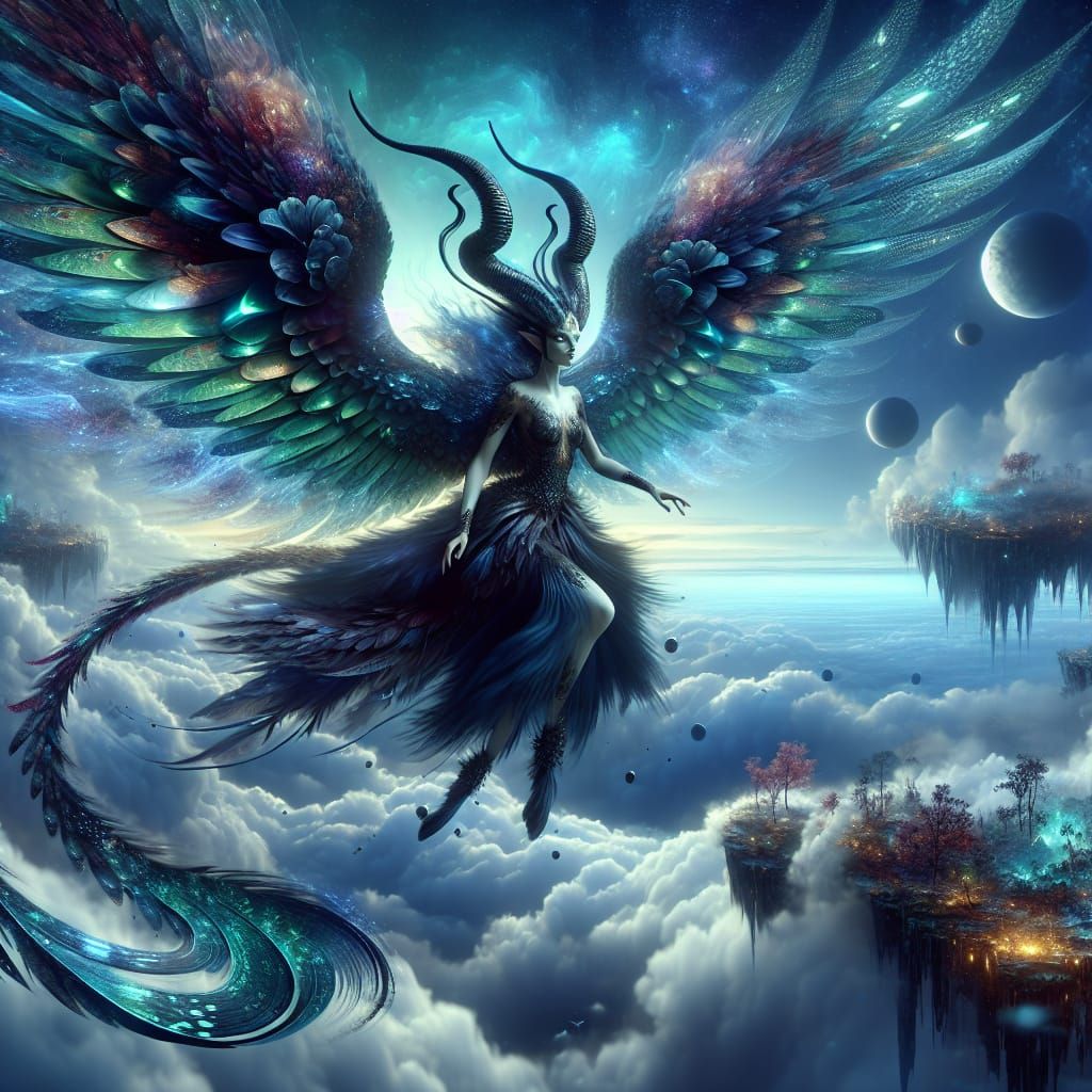 Dark Fae - AI Generated Artwork - NightCafe Creator