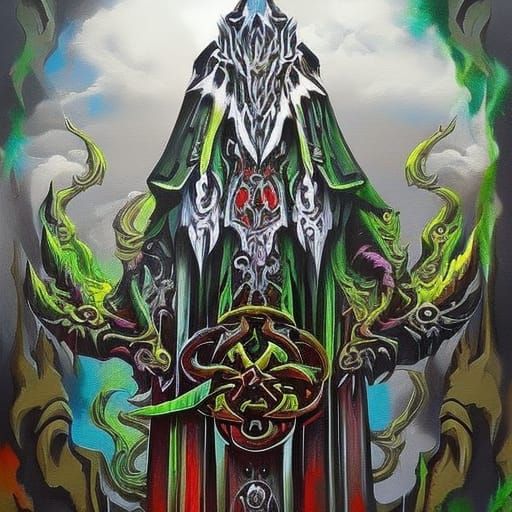 Trippy Demon - AI Generated Artwork - NightCafe Creator