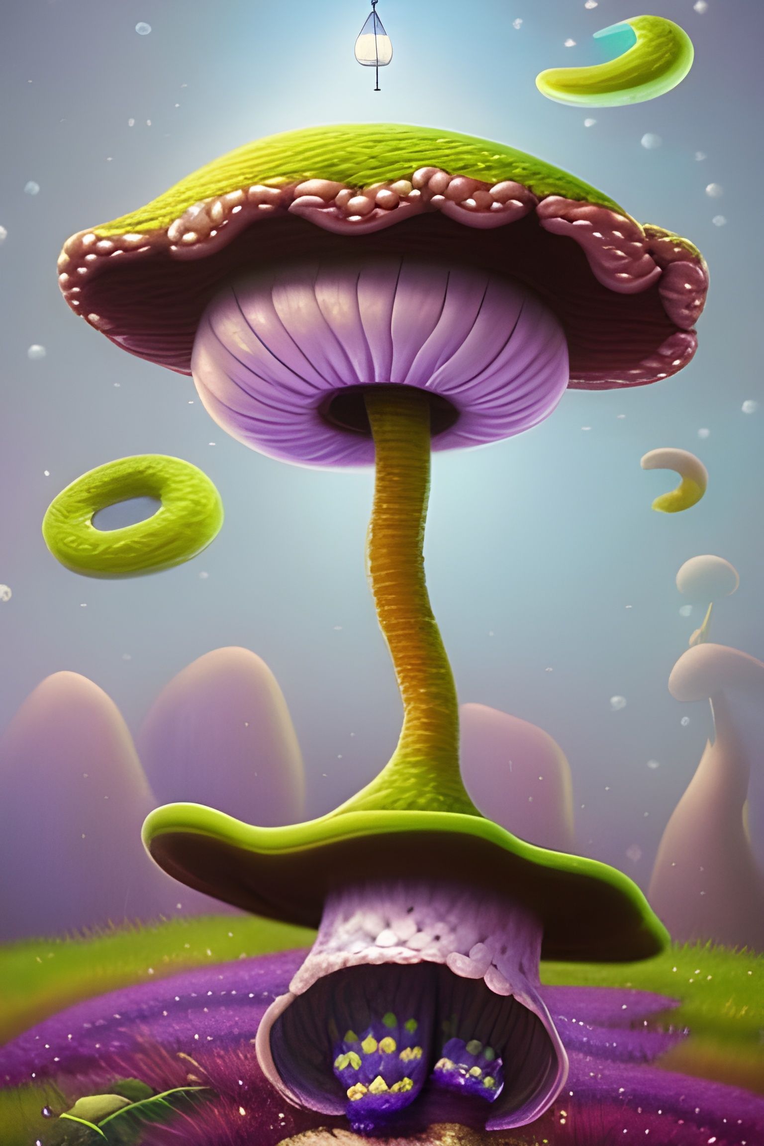 Dancing shroom - AI Generated Artwork - NightCafe Creator