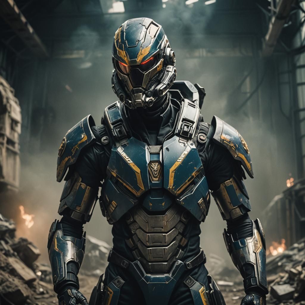 Slim exo suit. 1 or 2? - AI Generated Artwork - NightCafe Creator